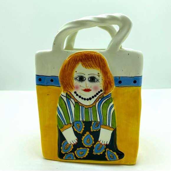 GANZ | Accents | Susan Paley For Ganz Abby Bag Shaped Vase | Poshmark